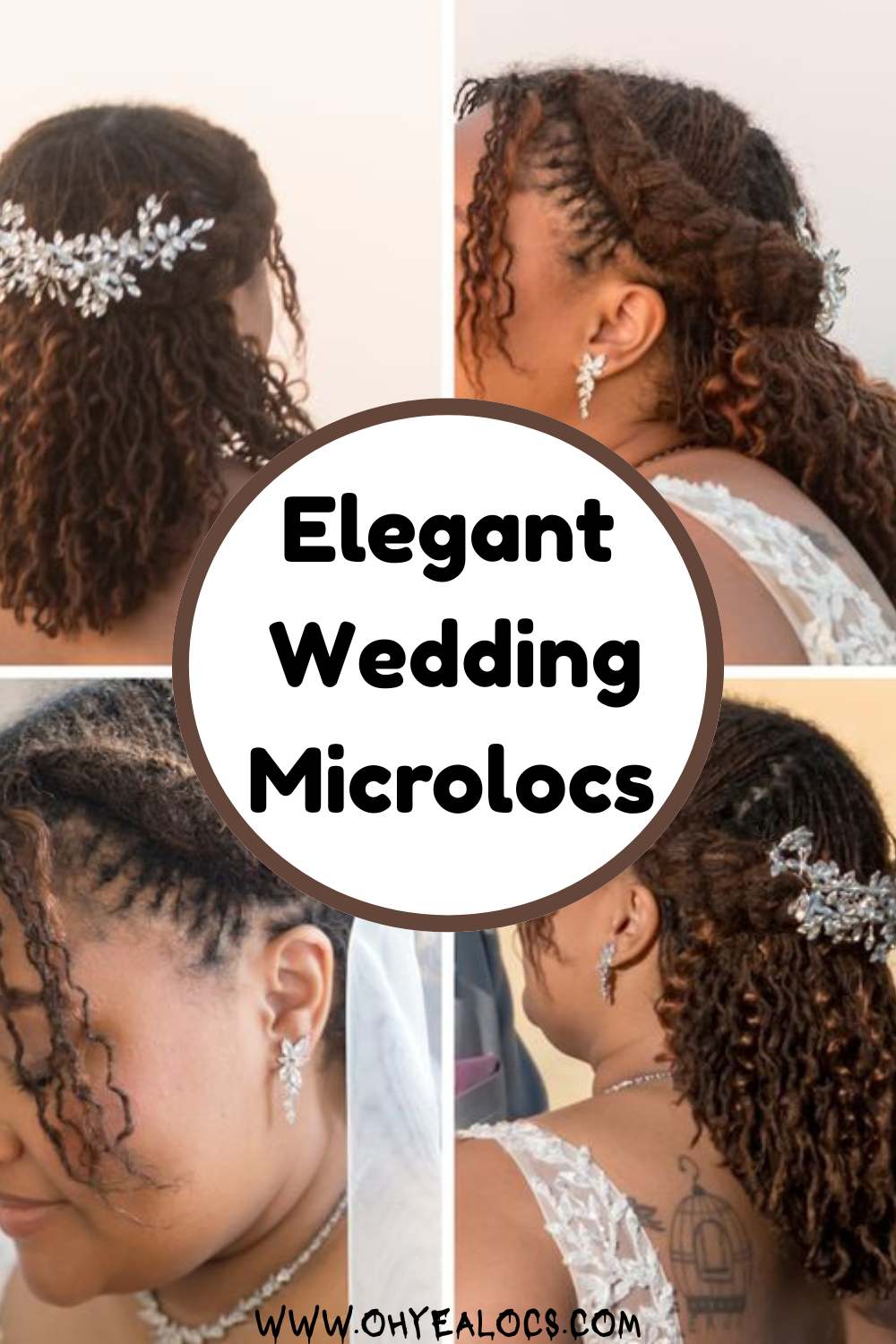 15 Elegant Wedding Microlocs Hairstyles - Oh Yea Locs